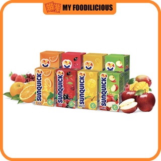 Sunquick Fruit Drink Orange/Apple/Mixed Berry/Mango 5x125ml | Shopee ...