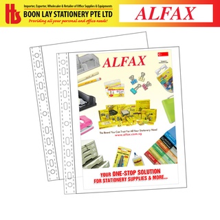 ALFAX SP606 Sheet Protector 11-Hole 0.06mm A4 size (100pcs per box ...
