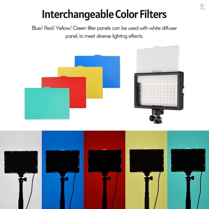 SG stock USB LED Video Light panel Kit Photography Lighting 10-level ...