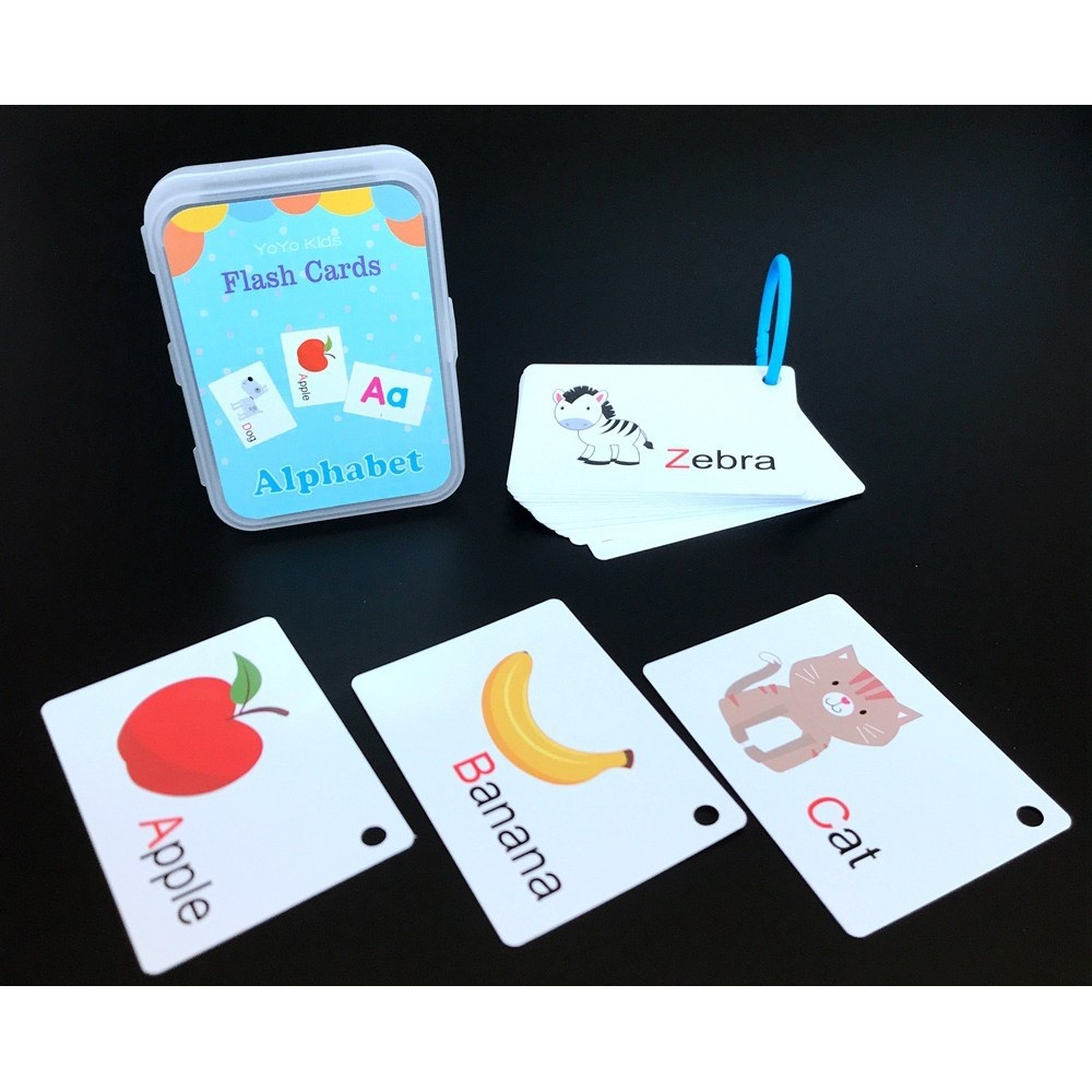 [SG LOCAL STOCK] Flash Card with Ring English Reading Learning | Shopee ...