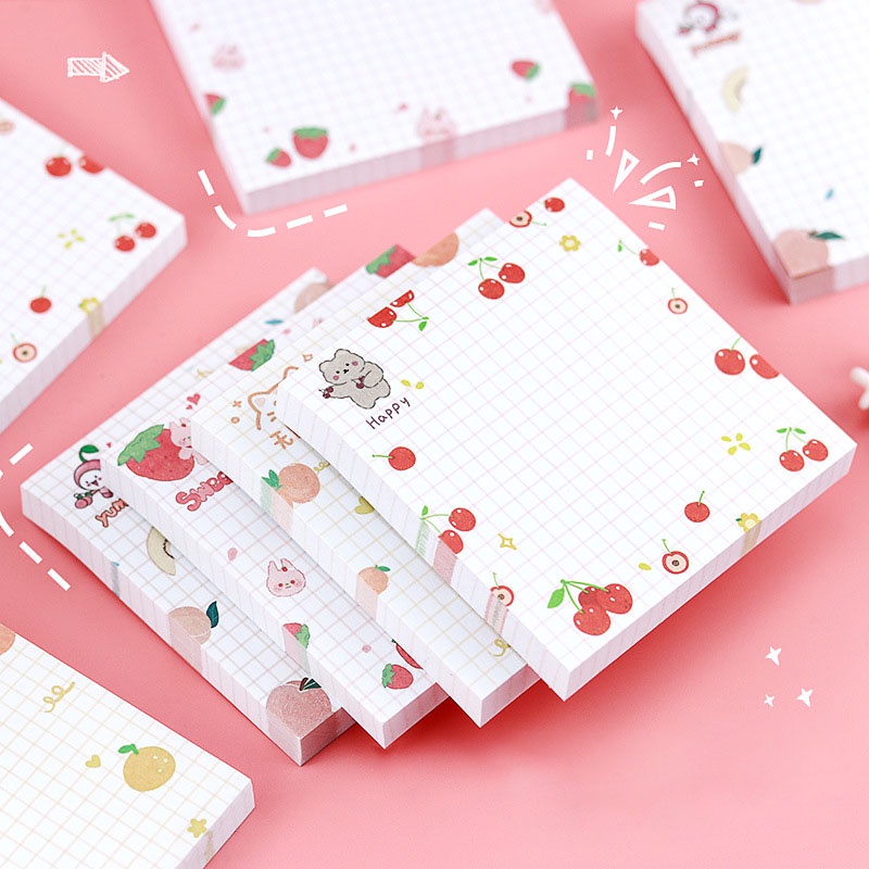 80 Pages Designs Small Plan Pocket Notepad Memo Pad Sticky Notes ...
