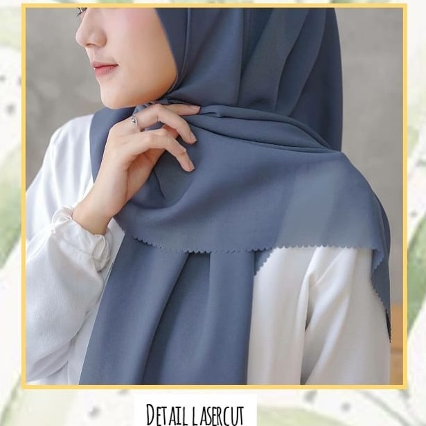 Lasercut Rectangular Hijab/Bella Square Hijab | Shopee Singapore