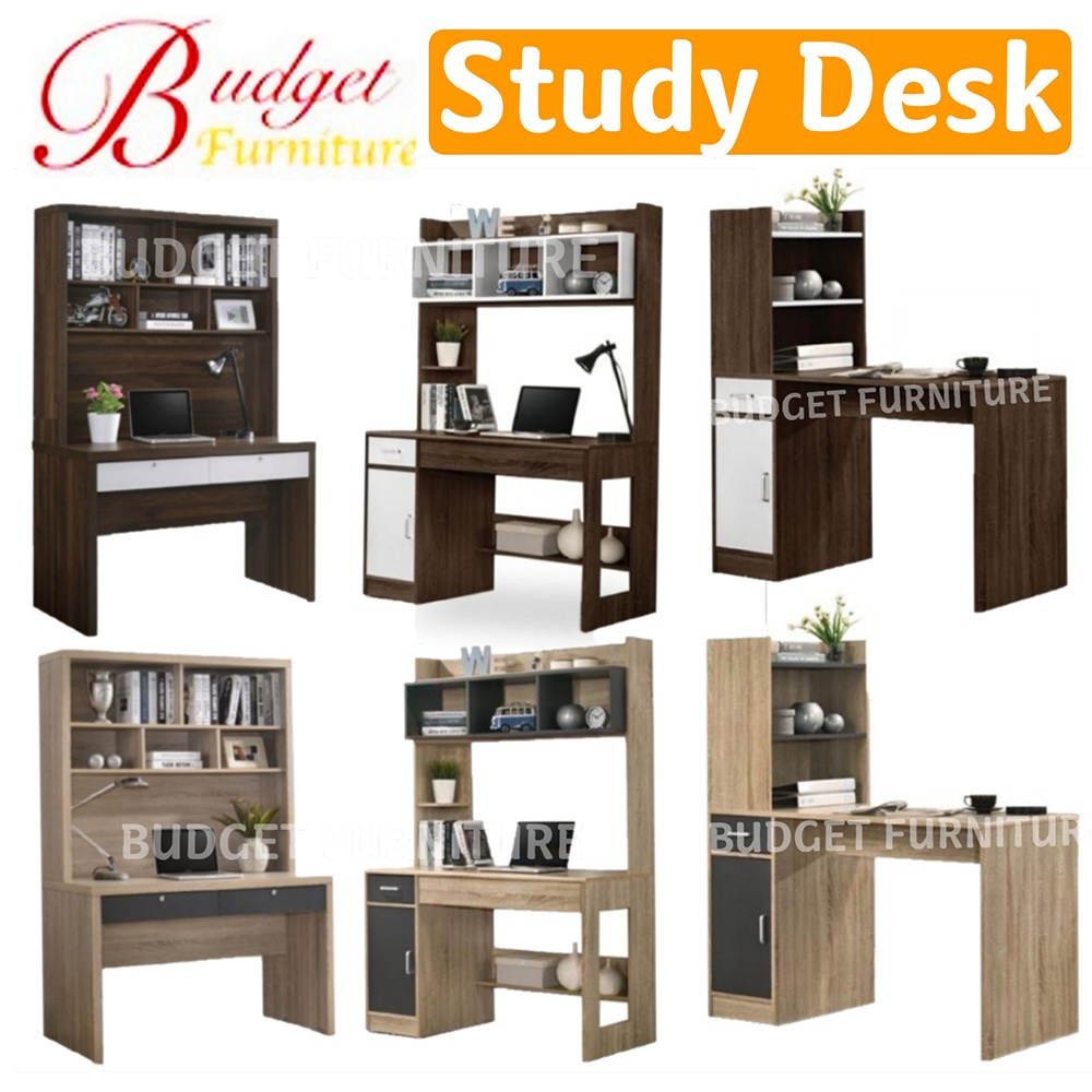 MODERN STUDY TABLE WITH DRAWERS | Shopee Singapore