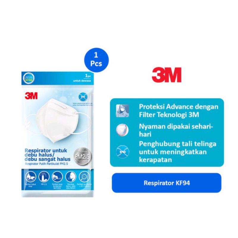 3m RESPIRATOR FILTER KF94 PM 2.5/3M RESPIRATOR Fine Dust FILTER KF94 ...