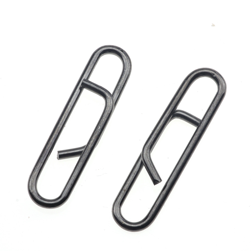 50pcs Powerful Stainless Steel Fast Link Clip Snap Fishing Tackle Quick ...