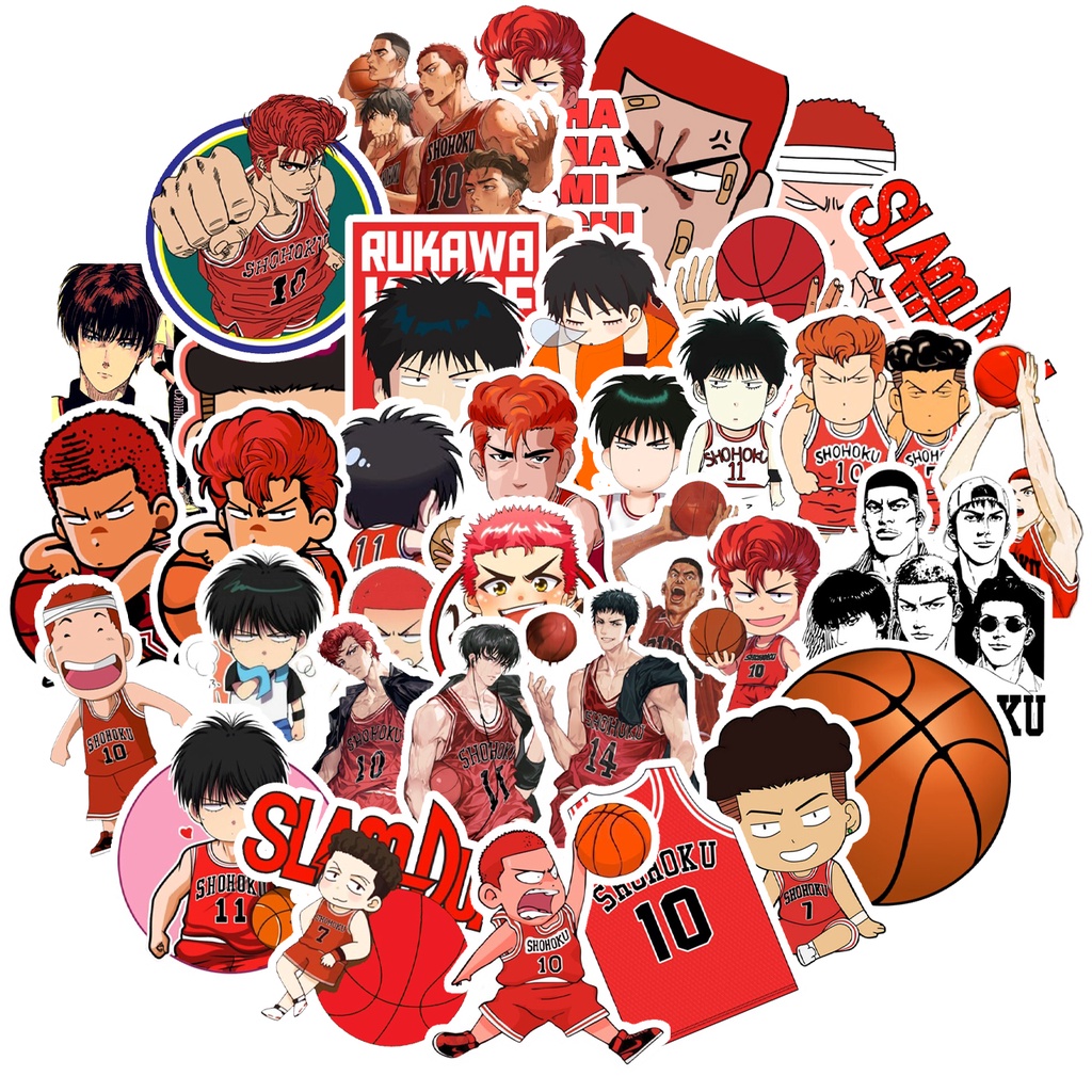 Slam Dunk Anime Sticker Pack (30pcs) | Shopee Singapore