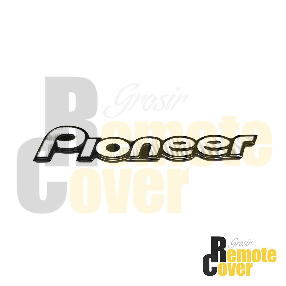 Aluminum Emblem Sticker Decals 3D PIONEER Logo Audio Speaker | Shopee ...
