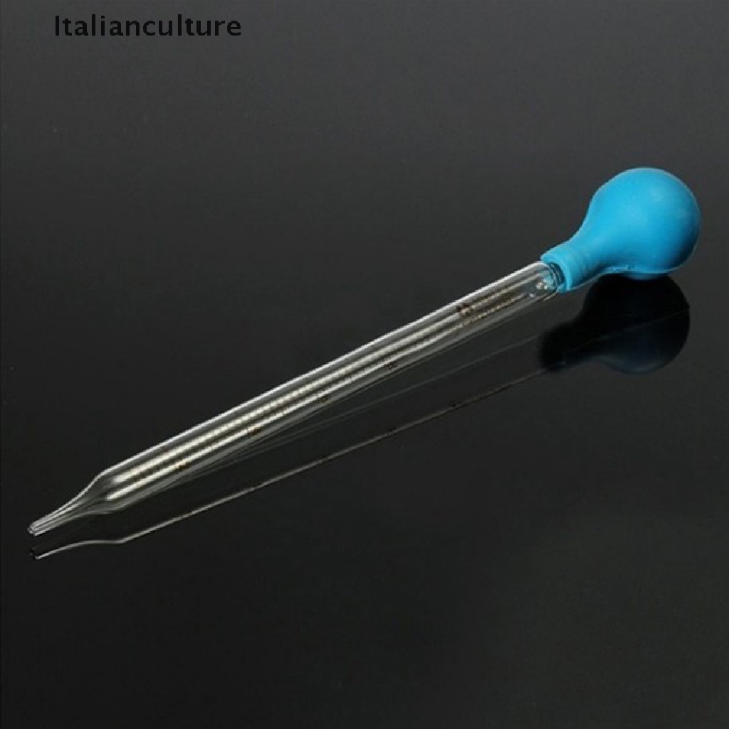 Italianculture 1Pc 10Ml Rubber Head Glass Dropper Glass Pipette Lab ...