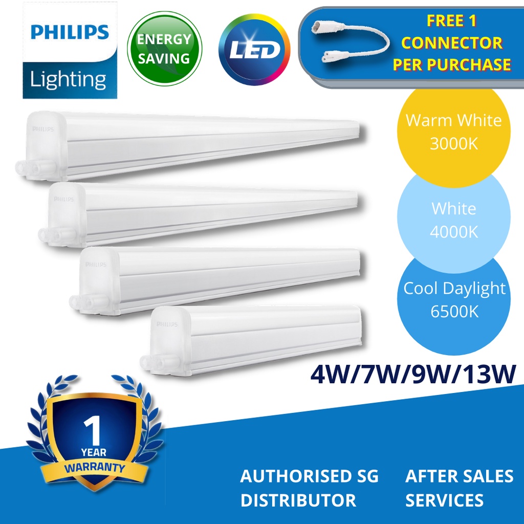(SG) Philips LED Trunkable Linea 4W/7W/9W/13W 3000K/4000K/6500K/ Local ...
