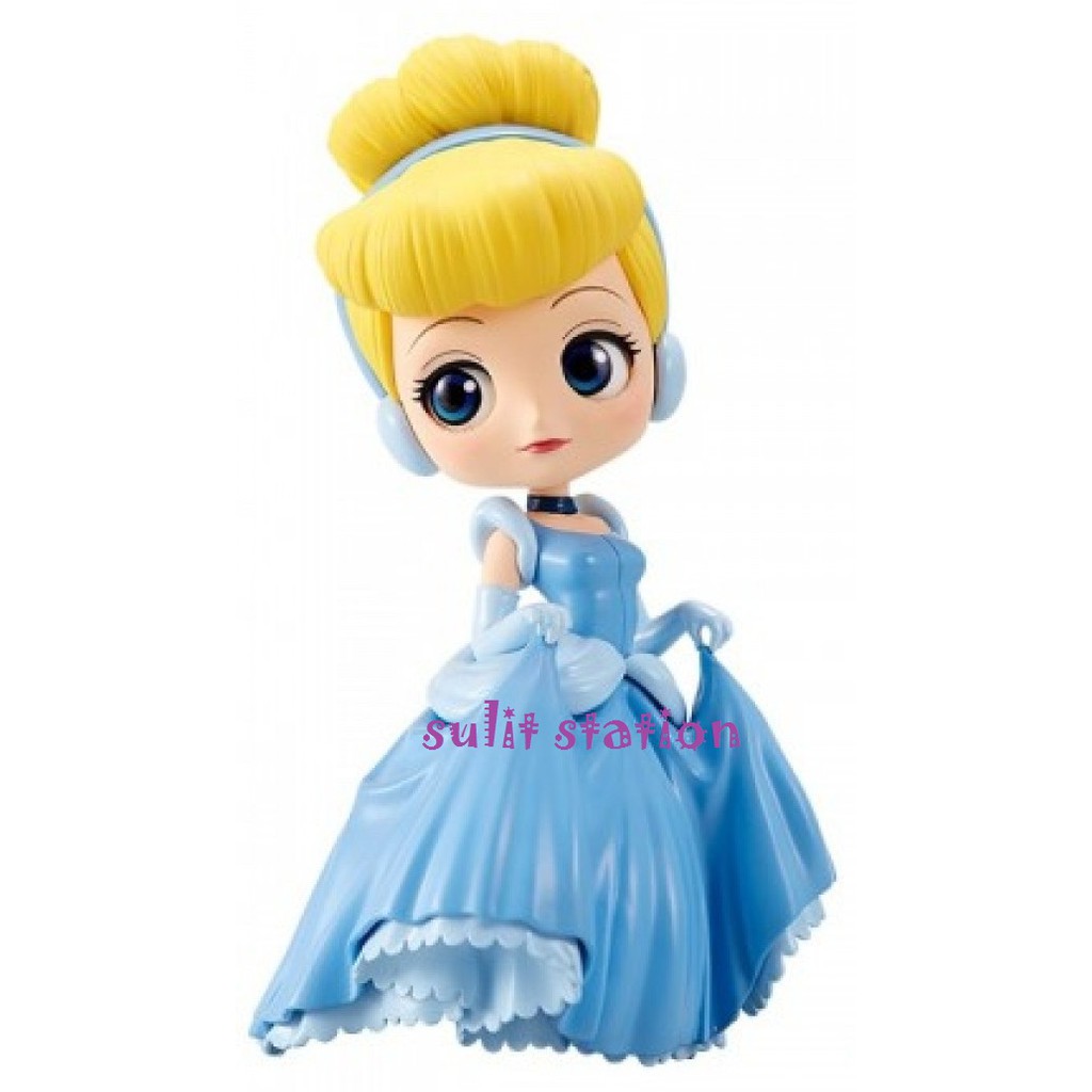 Q POSKET DISNEY PRINCESS CINDERELLA CINDERELA VINYL BOBBLE BIG HEAD ...