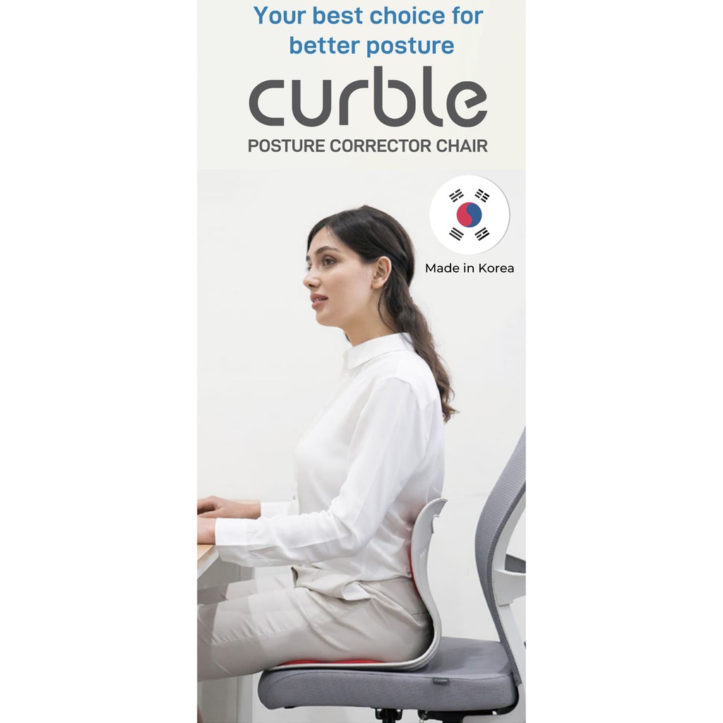 ABLUE Curble Posture Correction Chair (Comfy) │ Ergonomic Design ...