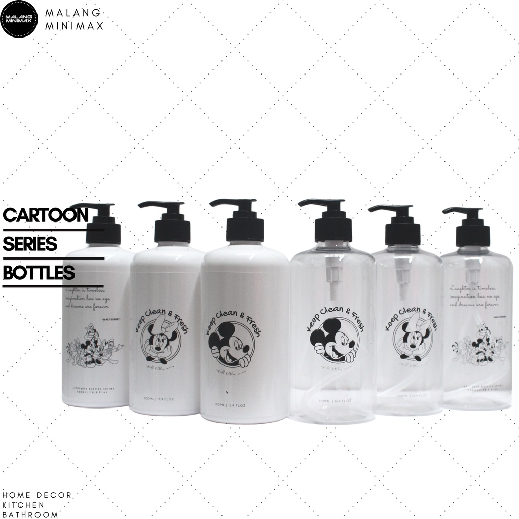 Cartoon Cute Disney Character Kids Soap Dispenser Refill Liquid Soap ...