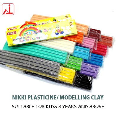 NIKKI Non-Drying Plasticine/ Modelling Clay | Shopee Singapore