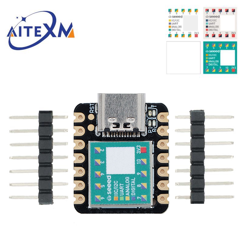 Type-C Seeeduino XIAO Microcontroller Development Board SAMD21 Cortex M0+ 48MHZ SPI I2C ...