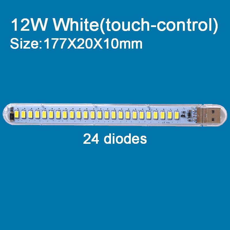 USB 5V Low Voltage Strip Shape High Brightness White Warm Red Green ...