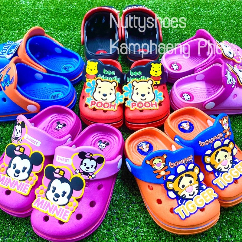 Children's Big Toe Shoes Pooh And Friends Sandals Bear Tigger Sticker ...