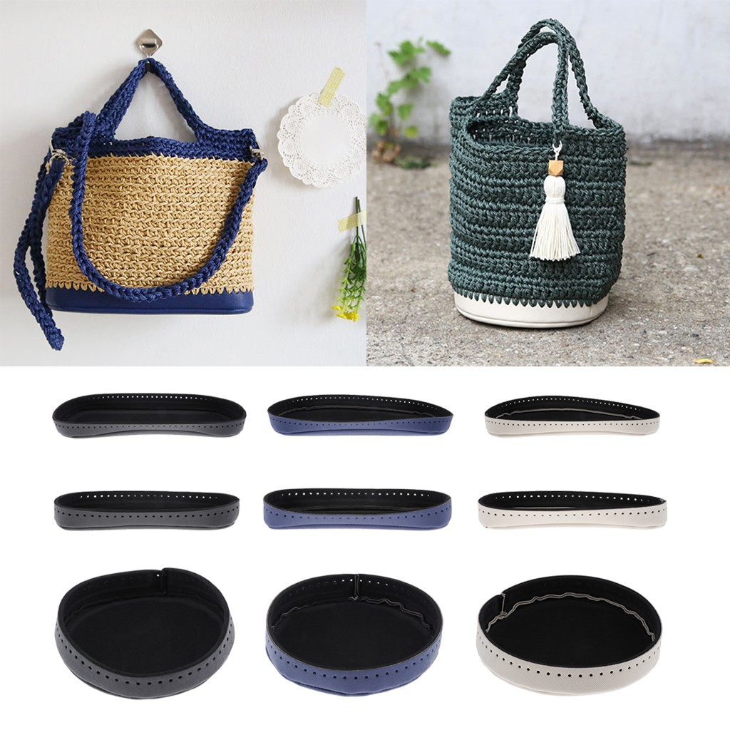 Crochet Bags Bottom Shaper Pad Insert Base for Purse Tote Making ...