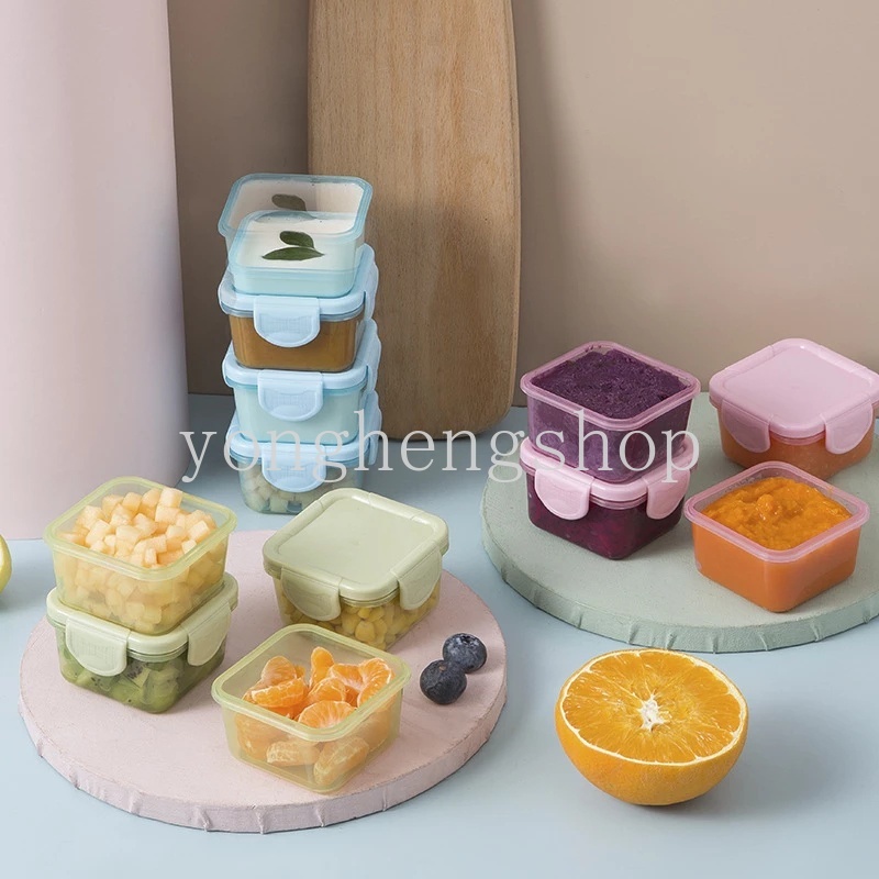 60ml Portable Baby Food Storage Freezer Containers Jam Box Home Mini ...