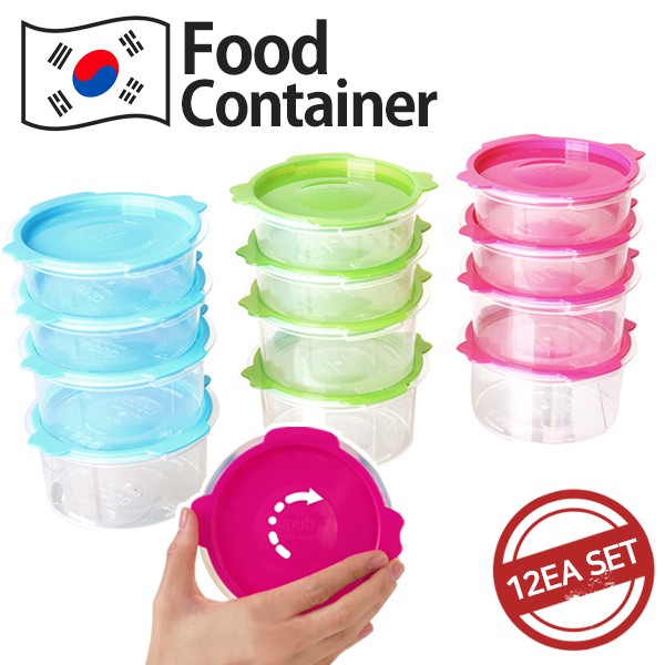 Food Container | Small 8 + Large 4 12SET ! - Storage Bowl Rice ...