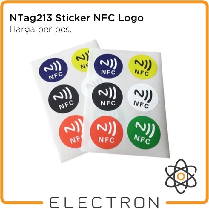 Ntag213 Sticker NFC Logo RFID 13.56Mhz Tag Label ISO14443A Sticker ...