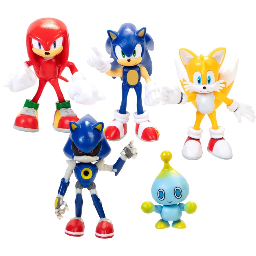 Sonic the Hedgehog 2.5-inch Action Figures, Bendable and Articulated ...