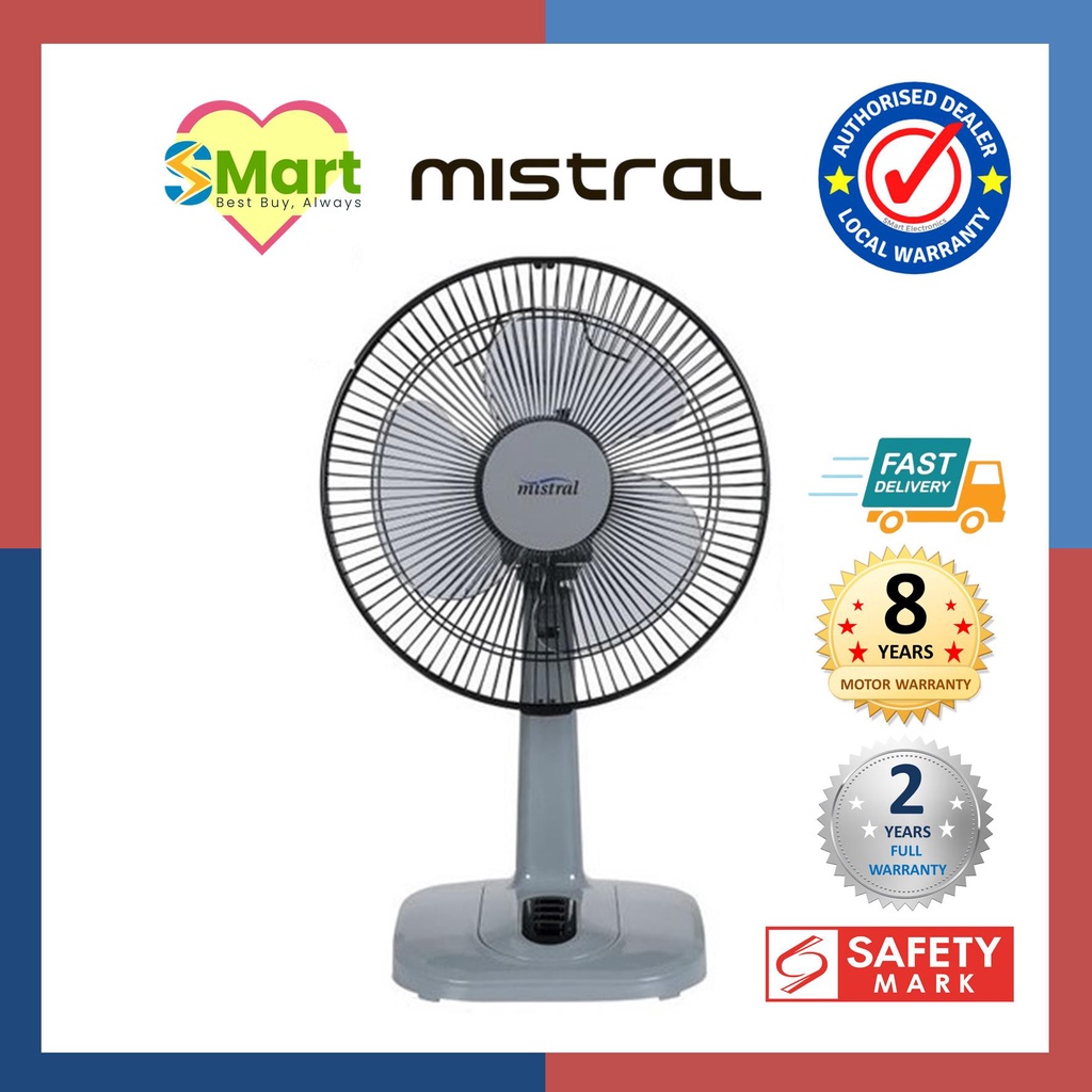 Mistral 12" Table Desk Fan [MTF1203] | Shopee Singapore