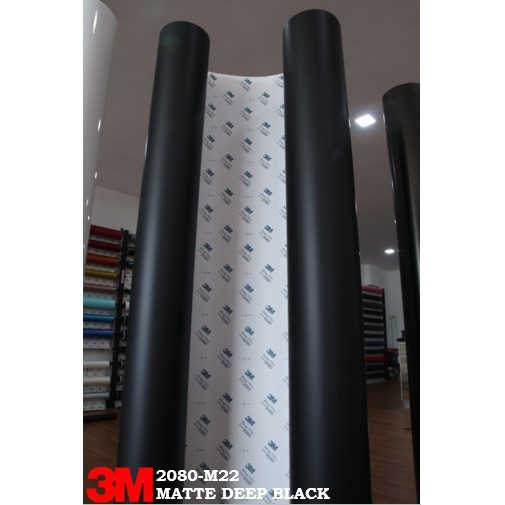 3M 2080 Matte Deep Black Car Wrap Vinyl Film M22 Bike Phone DIY ...