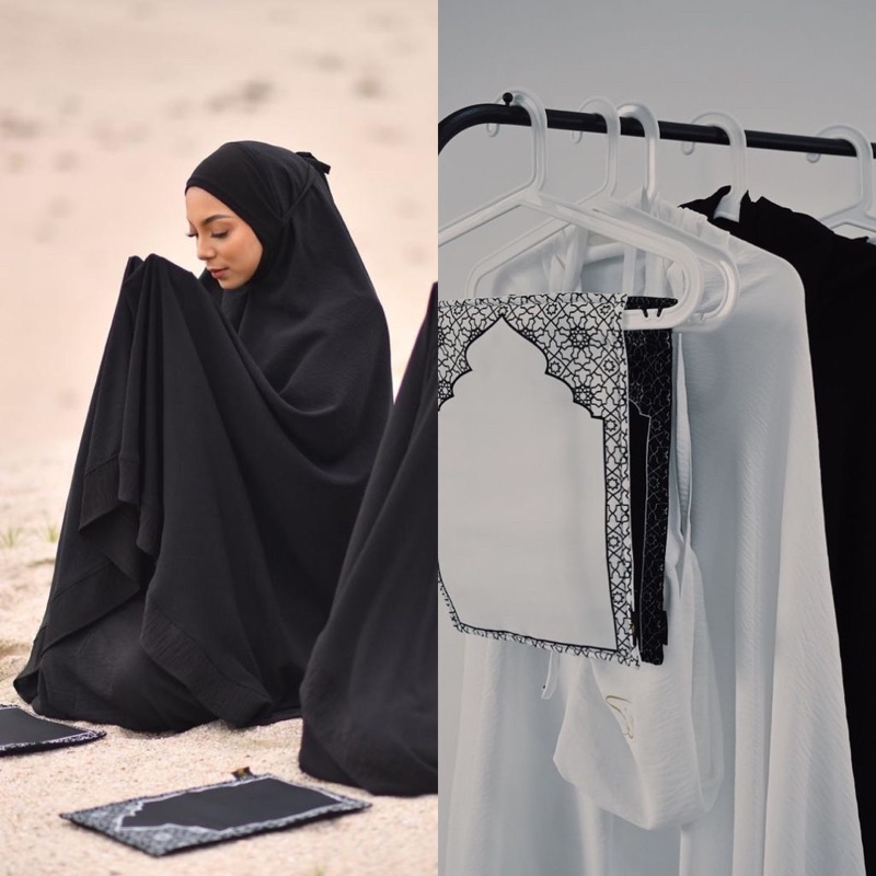 SET UMRAH JUBAH NUNHA BY NEELOFA MARKAZ TIJAARI | Shopee Singapore