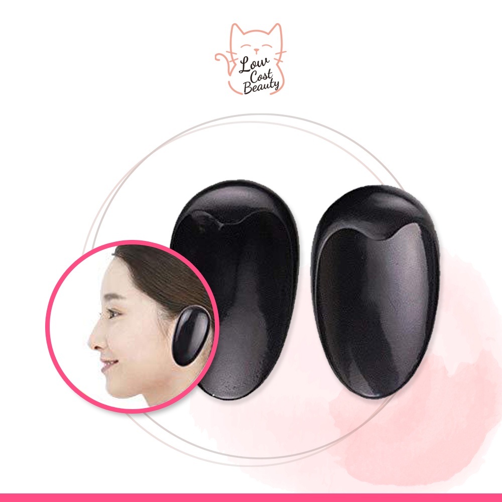 1 Pair Hair Ear Cover Salon Silicone Hair Dye Shield Soft Earmuffs ...