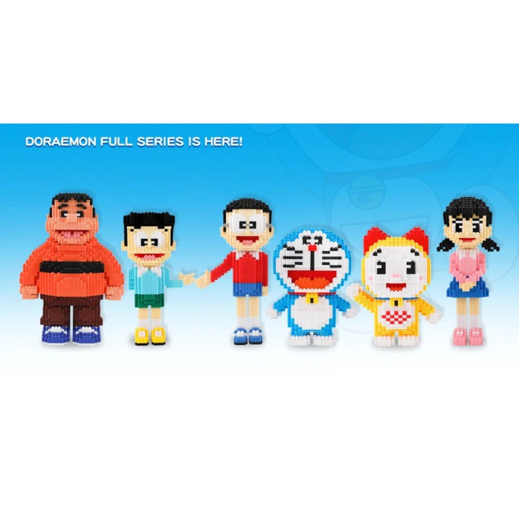 {Doreamon and friends} - ASSEMBLY NANOBLOCKS PUZZLE MANY SMALL BLOCKS ...