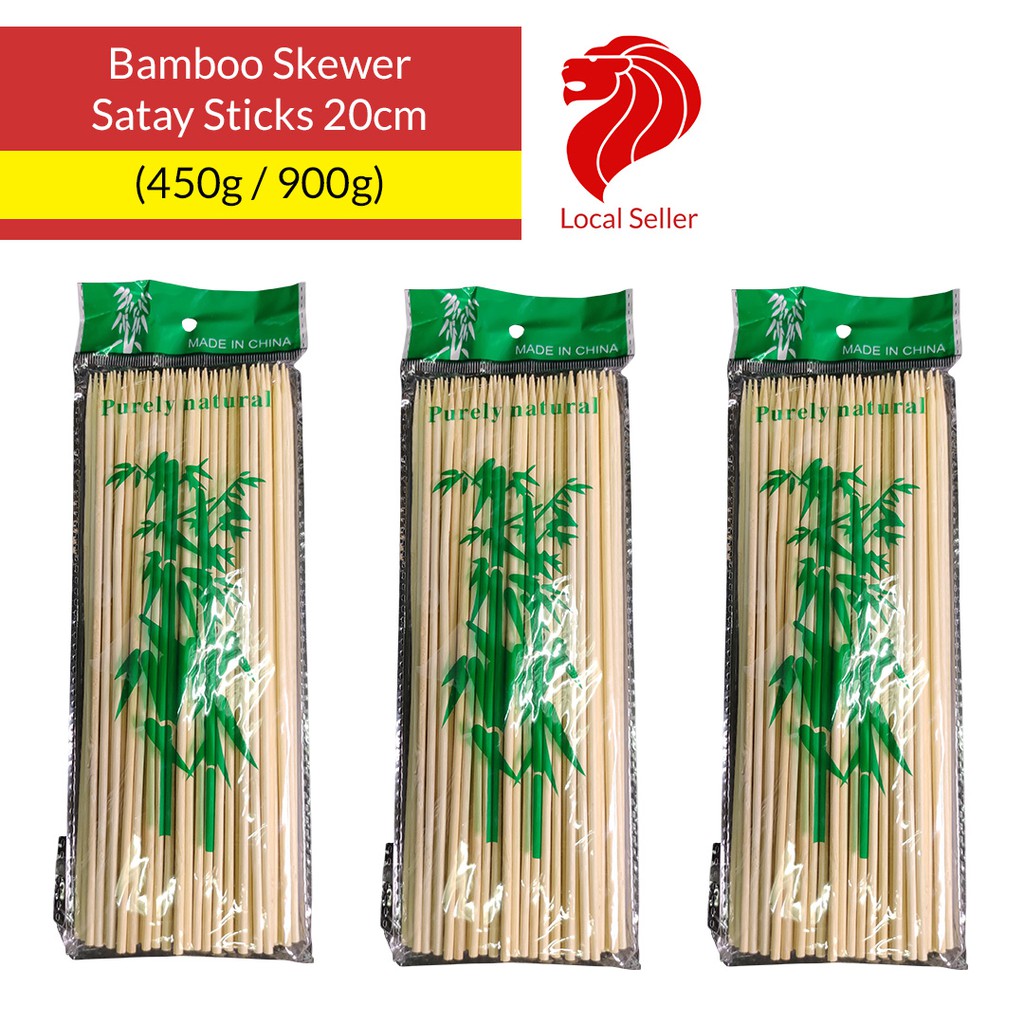 Bamboo Skewer / Satay Sticks 20cm (480 pc / 960pc) | Shopee Singapore