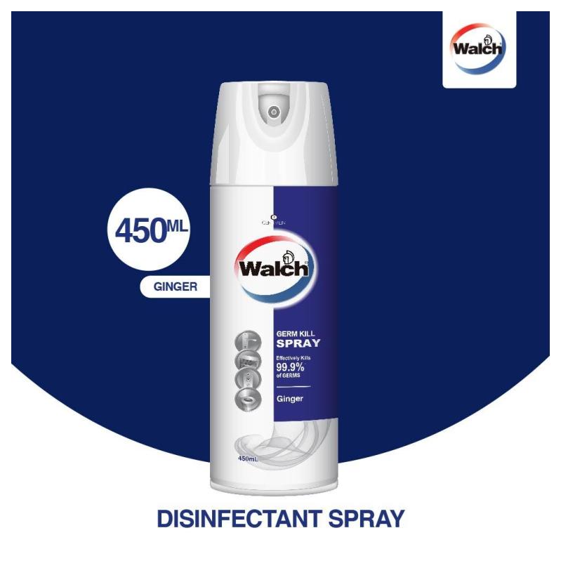 Walch Disinfectant Spray 450ml – Ginger | Shopee Singapore