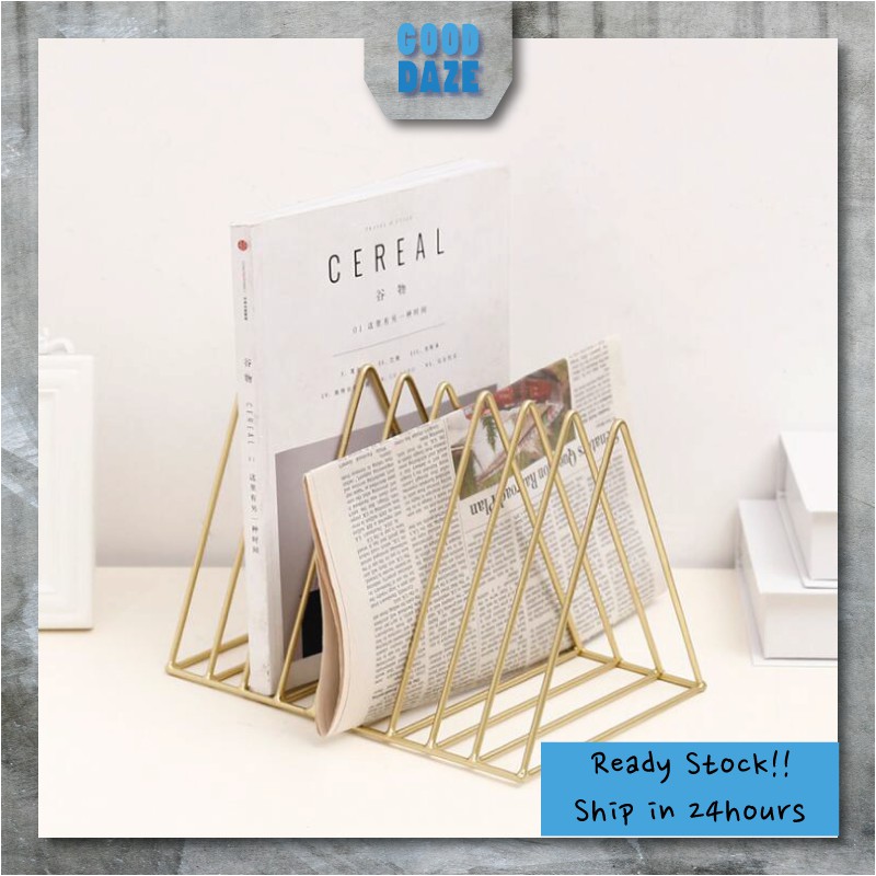 Minimalist Magazine & Book Shelf / Premium Steel Magazine & Book Rack ...