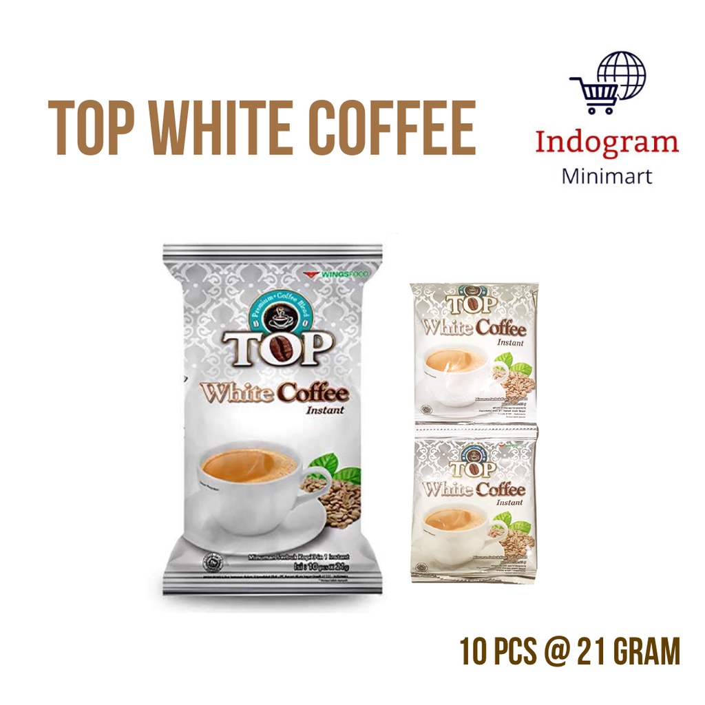 TOP White Coffee (10 Sachets @ 21 Gram) | Shopee Singapore