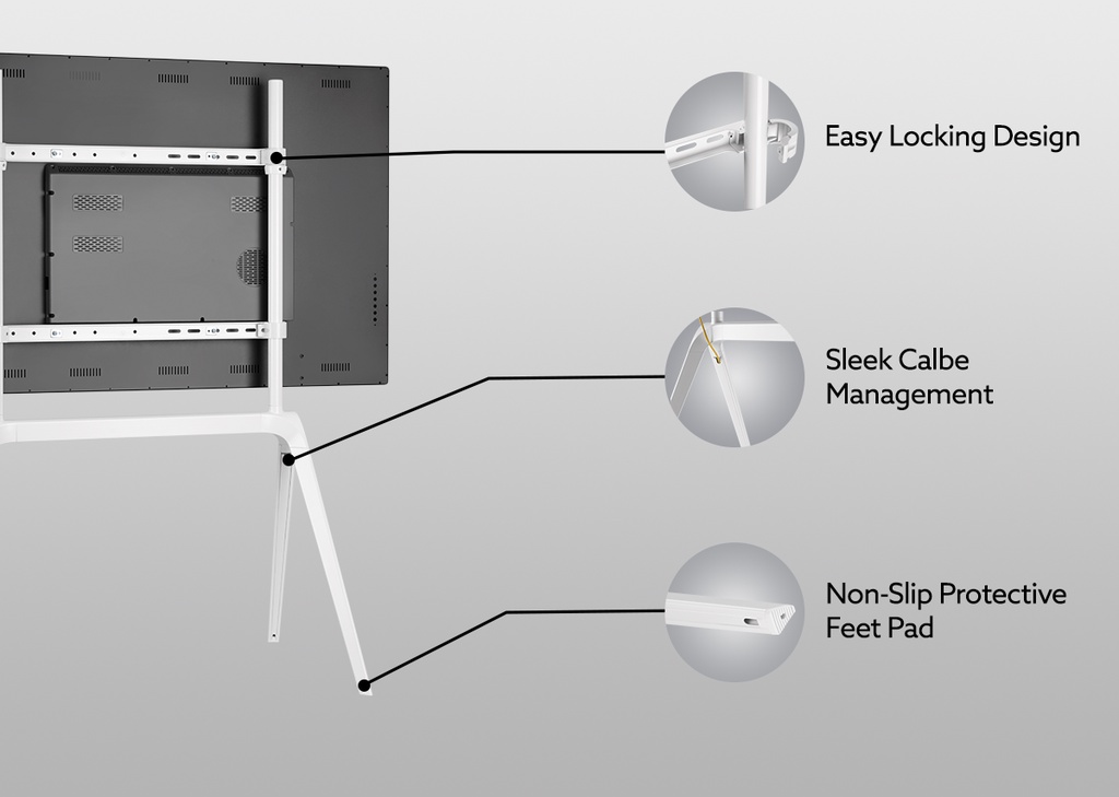 65 - 86 inch TV Stand | 60kg | F14 Stylish | FREE 3Y Warranty | Free ...