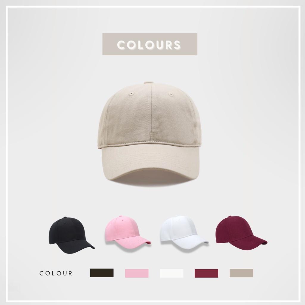 mixshop Unisex Korean Summer Retro Baseball Hat/Cap [SG READY STOCK ...