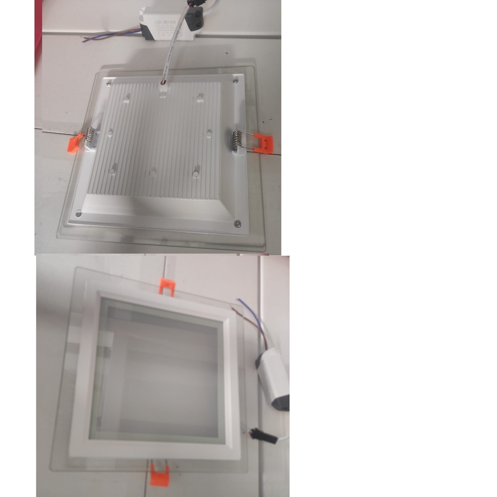 LED Glass Frame Downlight Ceiling Panel Light Tricolour 6W/9W/12W/18W ...