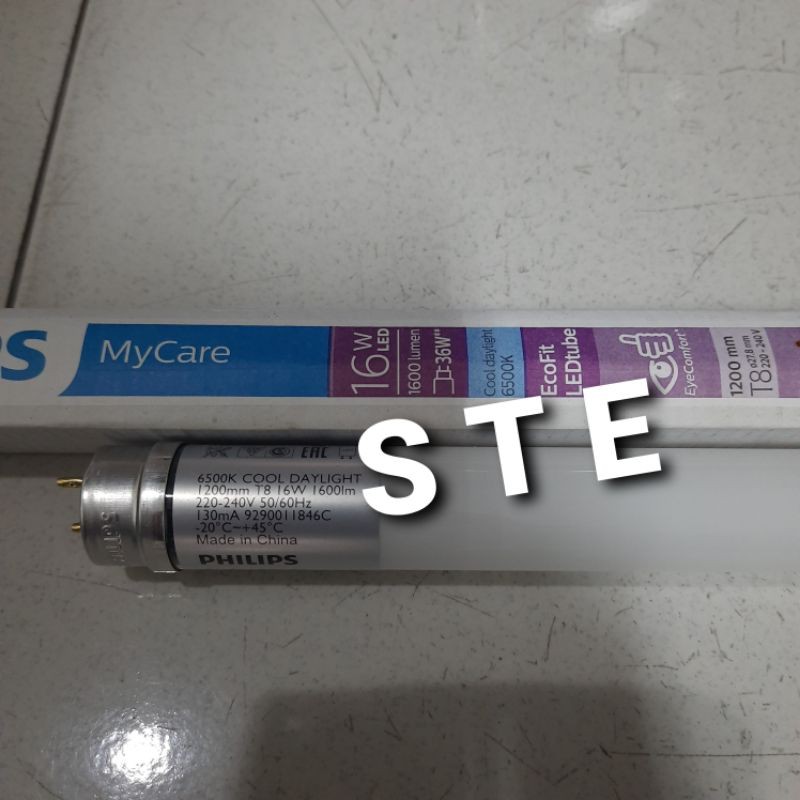 Philips T8 16w 1200mm Ecofit Led Tube TL Lamp | Shopee Singapore