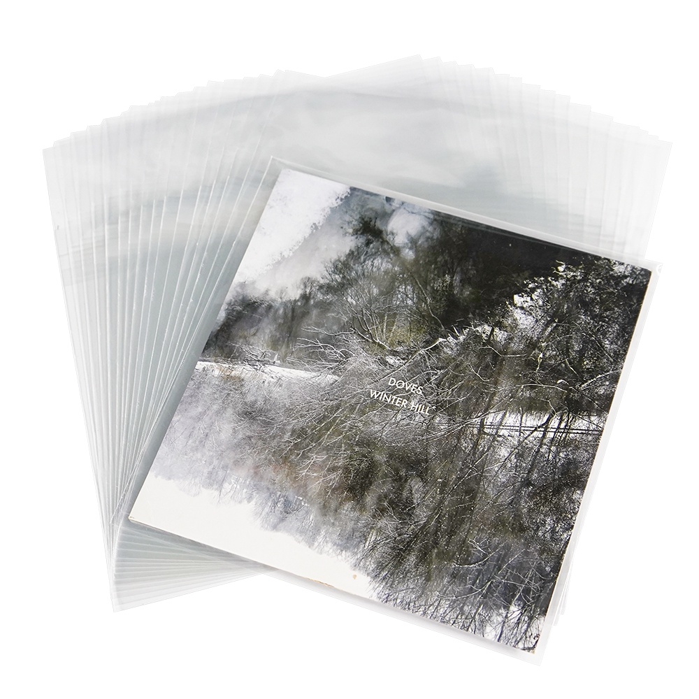 50 Resealable 4 Mil Plastic Vinyl Record Outer Sleeves for 7'' Record ...