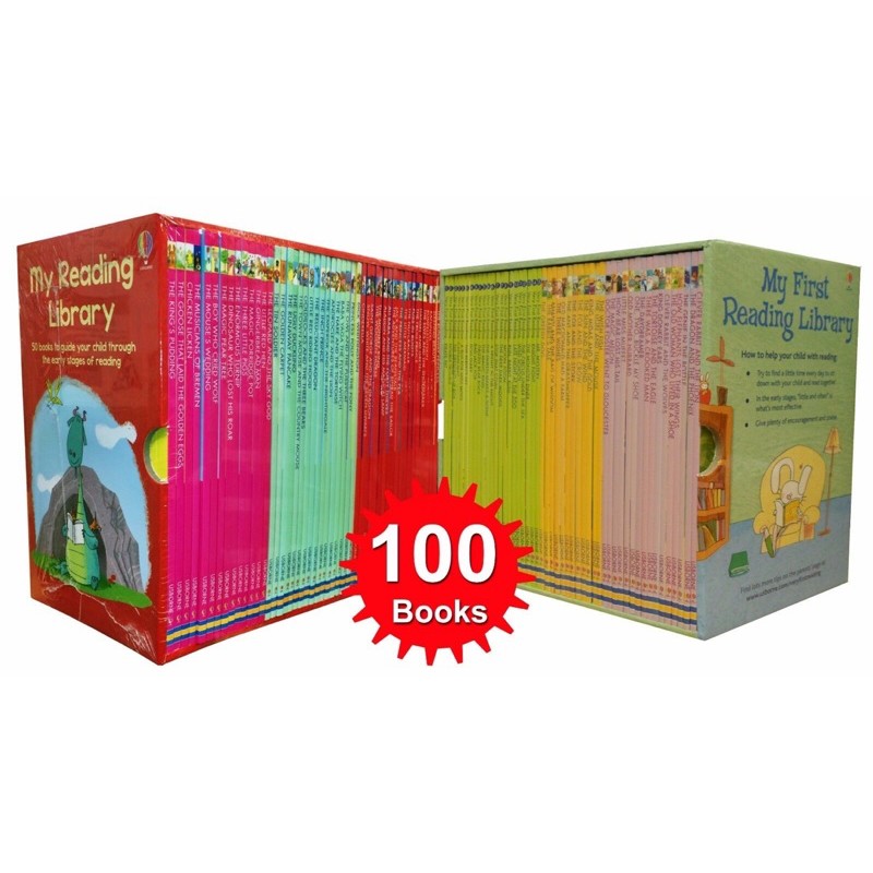 Usborne My First Reading Library Box Set 100 books [SG Shipping ...