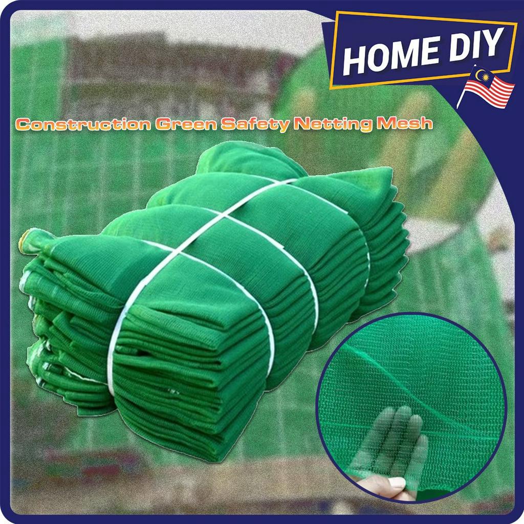 Construction Green Safety Netting Mesh / Construction Safety Debris PE ...