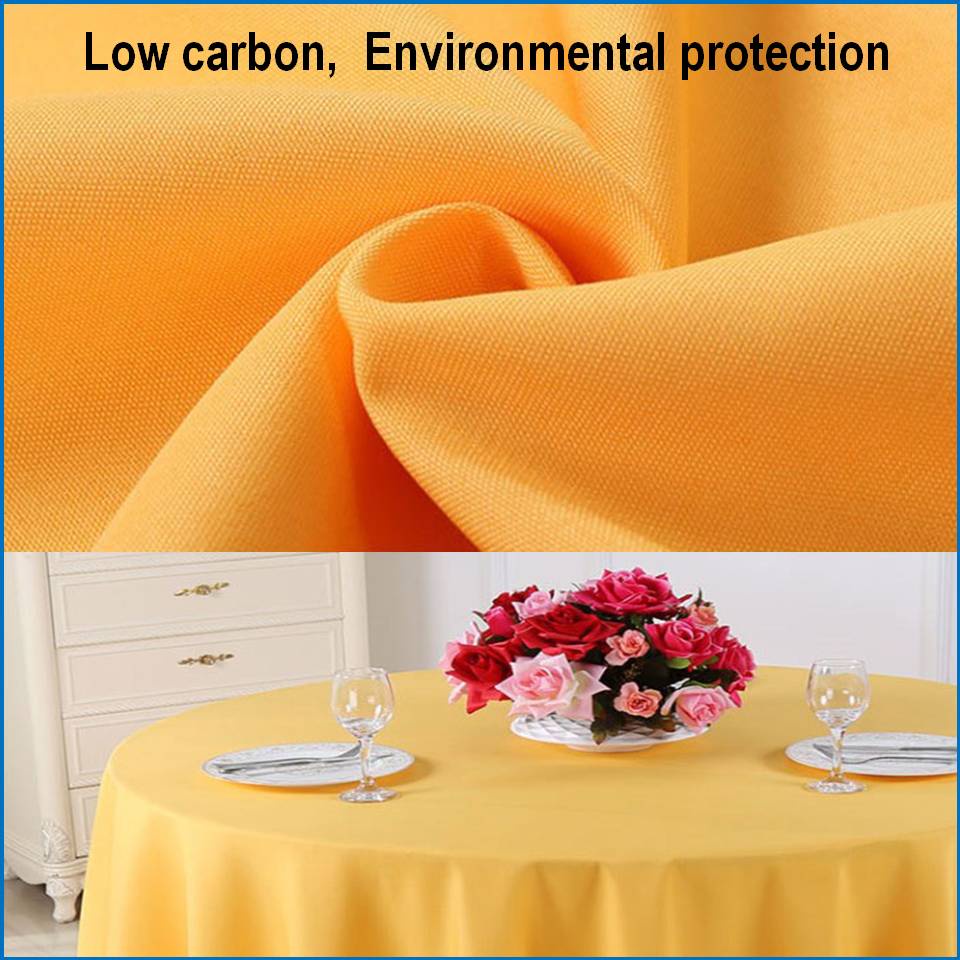 Premium Quality Purity Color Table Cloth*Pastoral Polyester Fiber ...