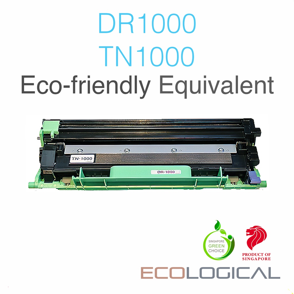 DR-1000 drum & TN-1000 toner (TN1000 / DR1000) HL-1110, 1210W. DCP-1510 ...