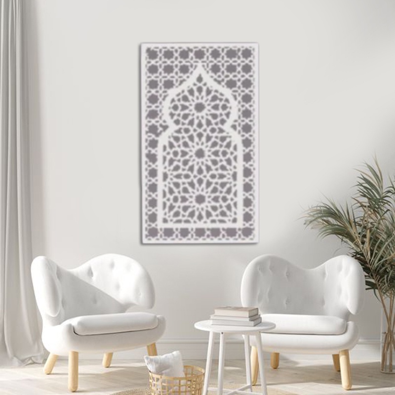 Islamic pattern arabic art wall panel decoration cut out kerawang ...
