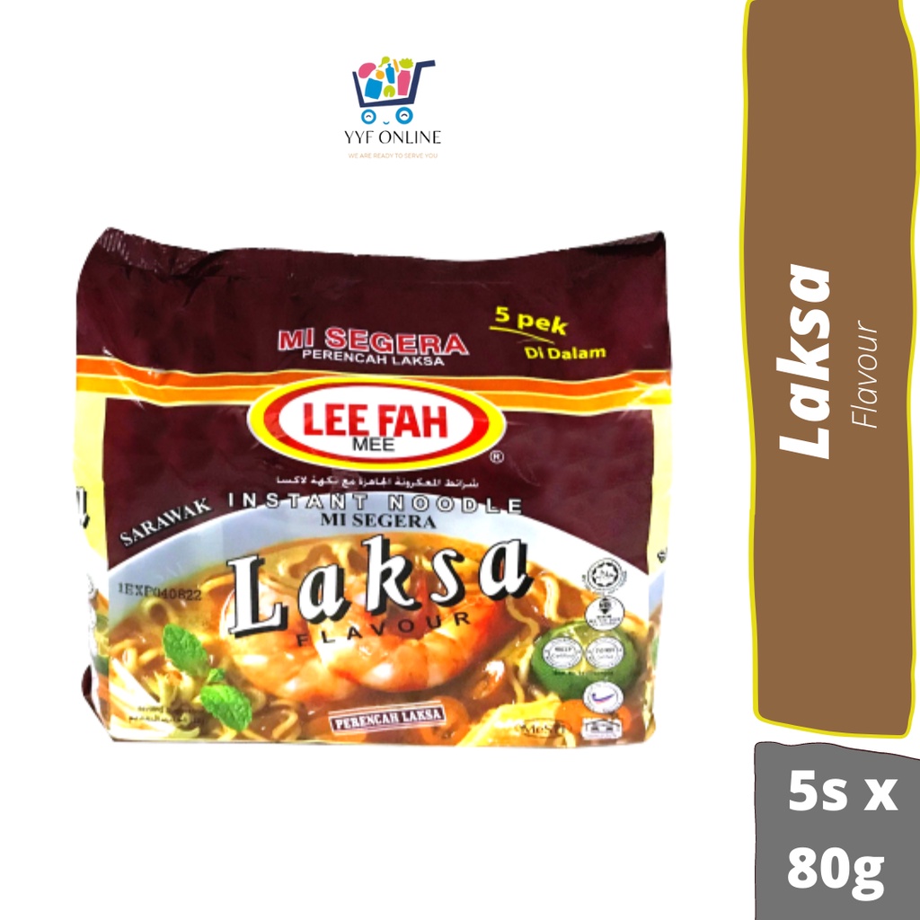 Lee FAH MEE Sarawak Instant Noodles Laksa (5pkt x 80g) | Shopee Singapore