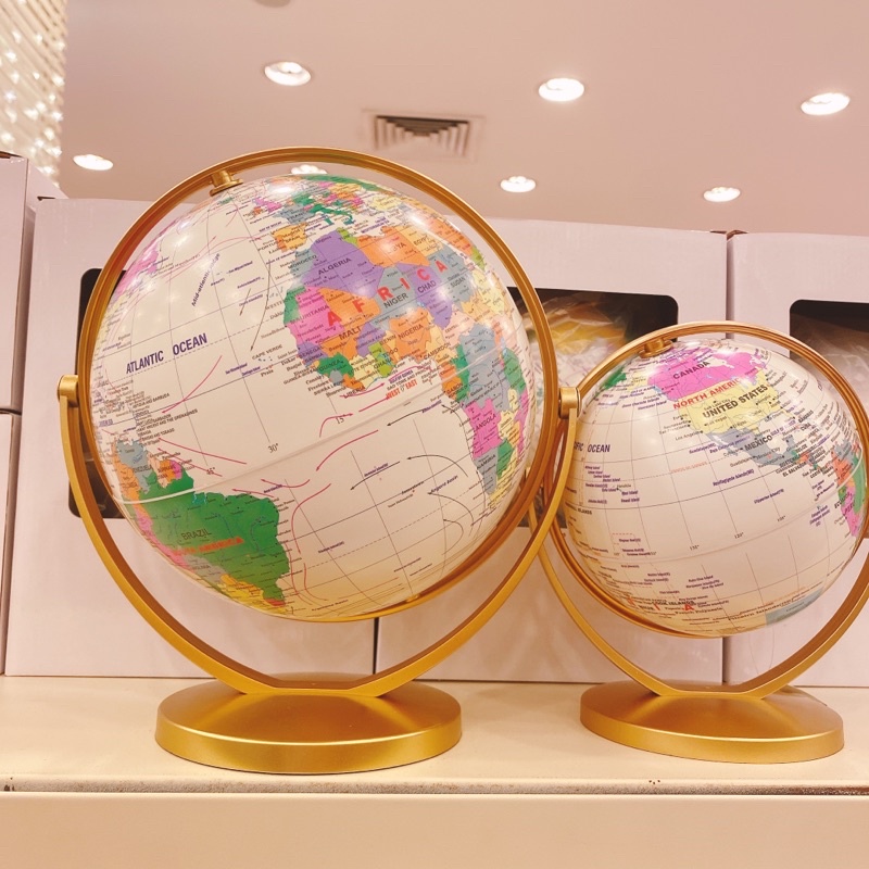 World Globe Decoration World Map Globe With Metal Bracket Acrylic World ...