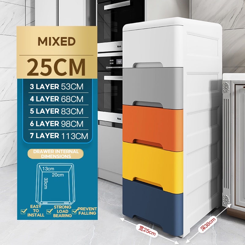 Storage Cabinet Chest Of Drawers 3/4/5/6/7 Tiers Multiple Plase Use ...