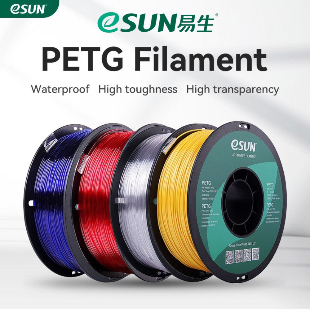 eSUN PETG 1.75mm 3D Printing Filament 1KG Spool Roll Material For FDM ...