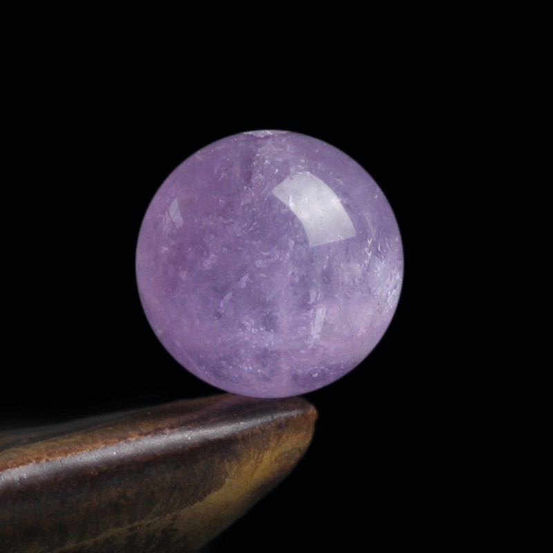 4A Natural Lavender Amethyst Quartz Crystal Single Bead DIY Jewelry 天然 ...