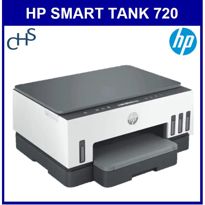 HP All-in-One Smart Tank 720 Printer - Print Copy Scan 1 Year Sg ...